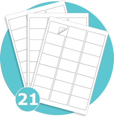 Triplast 100 X Multipurpose A4 Label Sheets 21 Labels