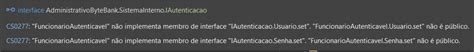 Dúvida Níveis De Acessibilidade De Atributos Em Interfaces C