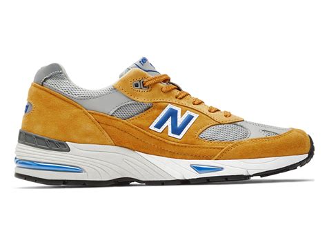 New Balance 991 Yellow Blue Release Date Sneaker Bar Detroit