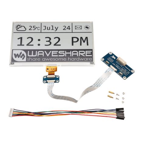 Waveshare 75 Inch E Ink Screen Module E Paper Display Spi Interface For Raspberry Pi On Onbuy