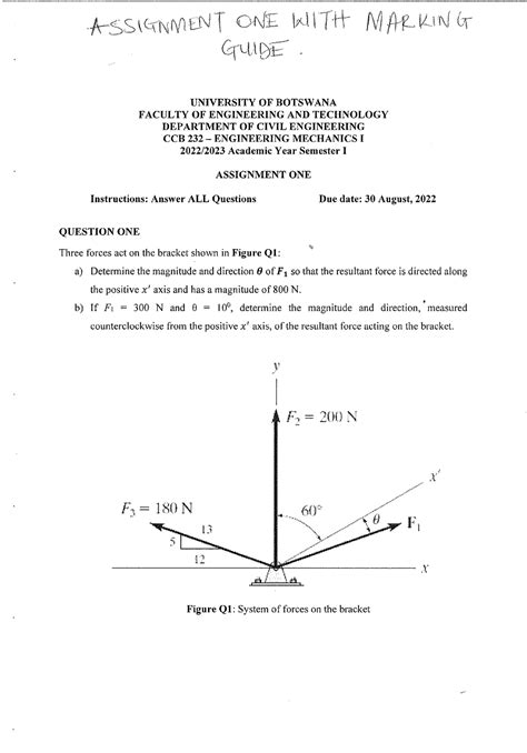 Assignment WITH Solutions Soil Mechanics Studocu
