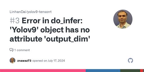 Error In Doinfer Yolov9 Object Has No Attribute Outputdim · Issue 3 · Linhandaiyolov9