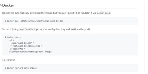 OBSOLETE MQTT Bridge Device App Page Devices Integrations SmartThings Community