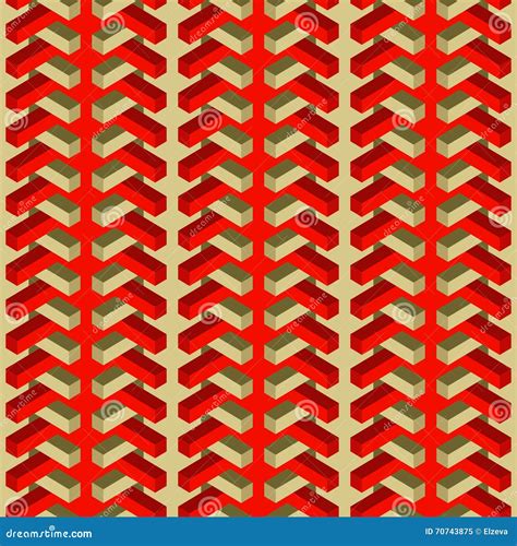 Colorful Isometric Cubes Seamless Pattern Stock Vector Illustration Of Ornament