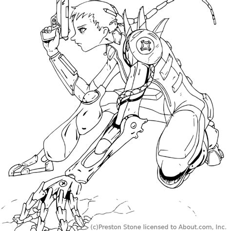 How To Draw A Manga Cyborg Girl