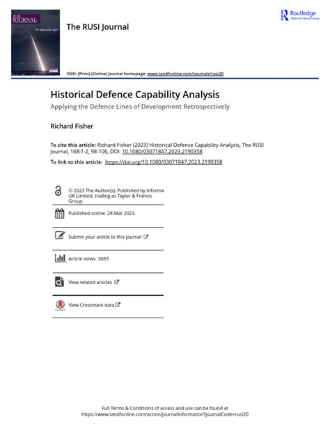 Historical Defence Capability Analysis Pdf Battalion Artillery
