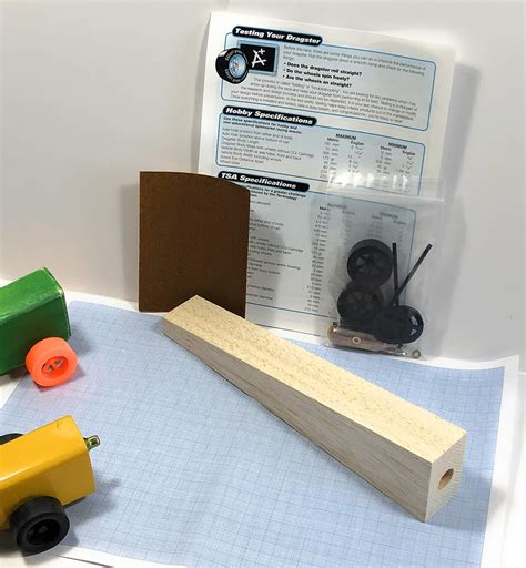 Balsa Co2 Dragster Car Kit Without Styrofoam Blank Lsrav Metric