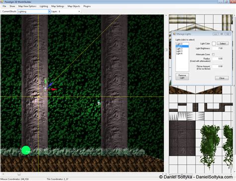 Paradigm 2D Rendering Engine World Builder Daniel Soltyka Game