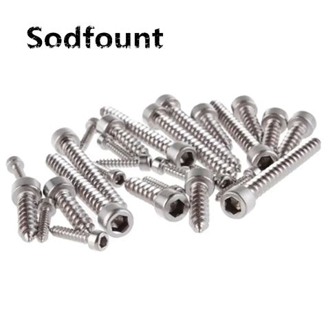 50pcslot M5 Metric Thread 304 Stainless Steel Hex Socket Head Cap Self