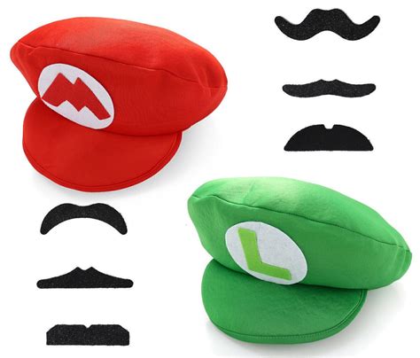 Luigi And Mario Hats