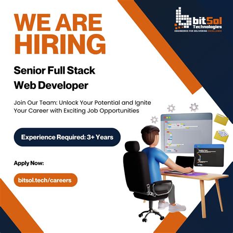 We Are Hiring Senior Full Stack Developers Muhammad Ismail🎖️