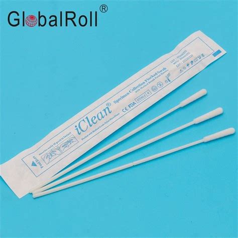 China Fast Shipping Sterile Nasopharyngeal Nasal Flock Swab