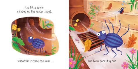 Paperpie Itsy Bitsy Spider Little Board Book Qr