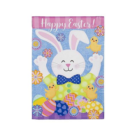 Evergreen Easter Fun Garden Suede Flag 12 5 X 18 Inches Indoor Outdoor Decor