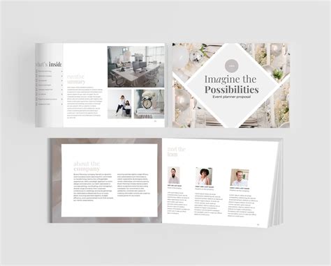 Event Planner Proposal Template Wedding Planner Canva Guide Event