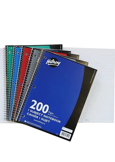 Hilroy Coil Notebook Wide Ruled 200 Pages