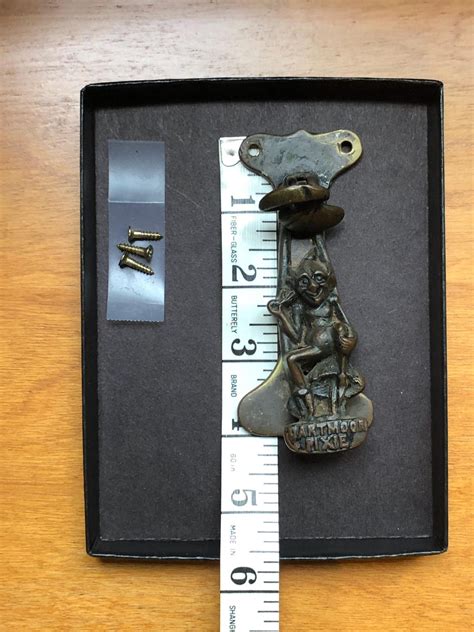 Dartmoor Pixie Brass Door Knocker Made In England Antique 4 Inches Tall
