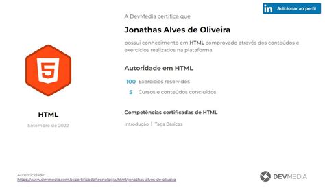 Html5 Curso Programação Programador Programadores Jonathas Oliveira