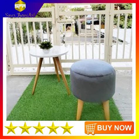 Jual 𝑫𝑰𝑺𝑲𝑶𝑵 𝑲𝑼𝑨𝑳𝑰𝑻𝑨𝑺 𝑻𝑬𝑹𝑩𝑨𝑰𝑲 Sofa Stool Bahan Lembutkursi Bulatsofa