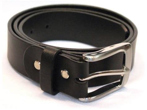 Plain Leather Belt Black Or Brown Full Grain One Peice Cow Leather