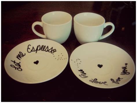 Let Me Espresso My Love For Youcouple Espresso Set Etsy