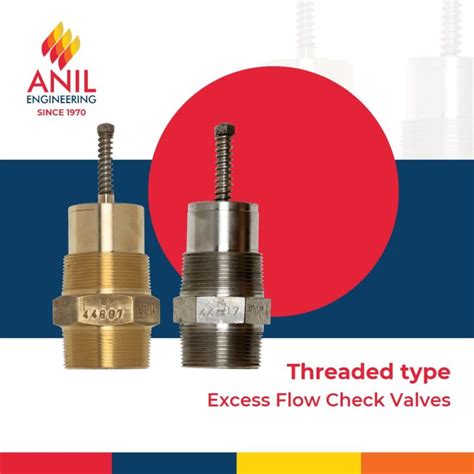 Threaded Type Excess Flow Check Valves EO Anil Engineering