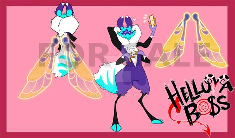 Helluva Boss Adoptable Moth Demon By Casflores On Deviantart