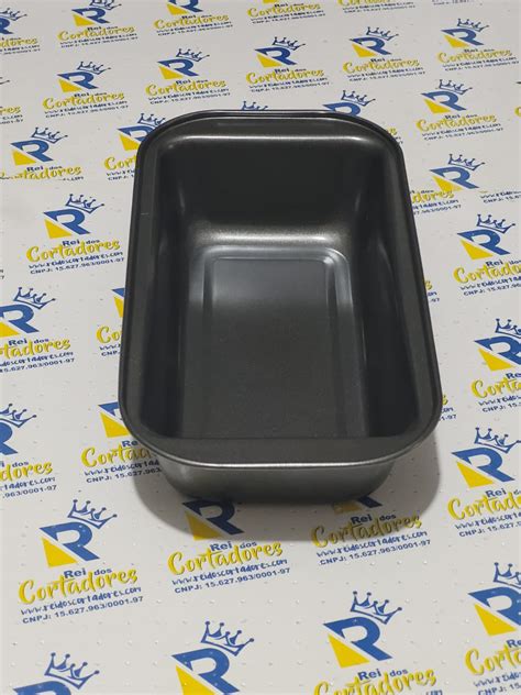 Assadeira Antiaderente Retangular P Pão Bolo Forma Rei Dos Cortadores