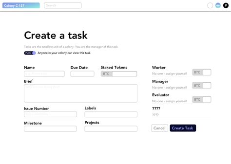 Ui Creating Task · Issue 40 · Colonyportalcolonyportal · Github