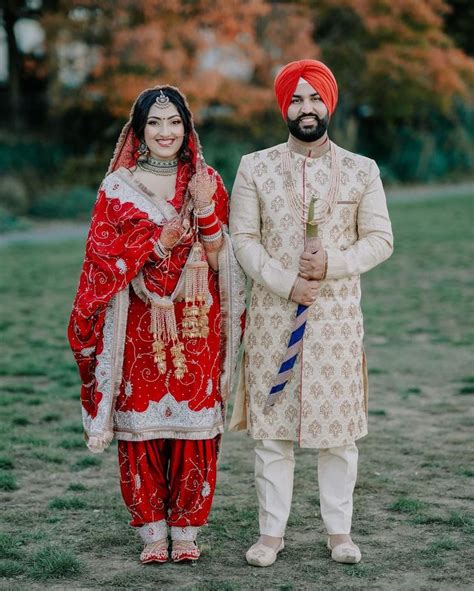 Pin By Sukhman Cheema On Punjabi Royal Brides Sikh Bride Wedding