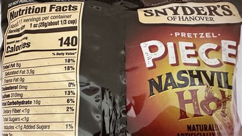 Snyders Of Hanover Nashville Hot Pretzel Pieces Review Like Crunchy