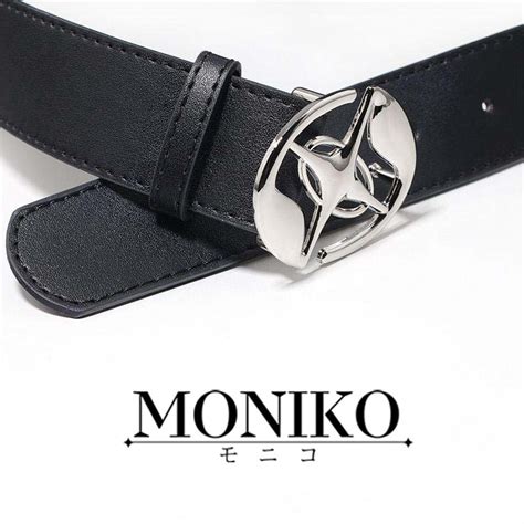 Moniko เข็มขัด เข็มขัดสไตล์ยุโรปและอเมริกา ประดับเข็มขัด ไม่จำกัดเพศ