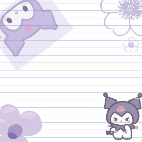 Post It Kuromi Notas De Kuromi Cuadernos Kuromi Hojas De Kuromi
