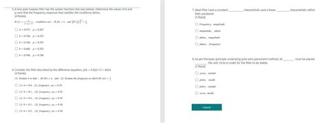 Solved This Question From Eee Digital Signal Processing
