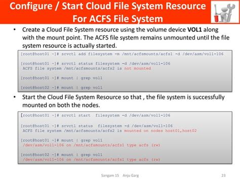 Oracle Acfs High Availability Nfs Services Hanfs Pptx