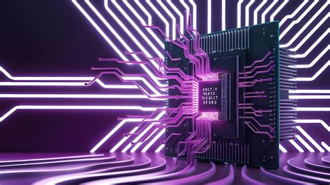 Premium Photo 3D Abstract Technological Background With Circuit Board