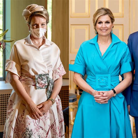 CoutureAndRoyals on Twitter: "Yesterday Queen Mathilde and Queen Máxima ...