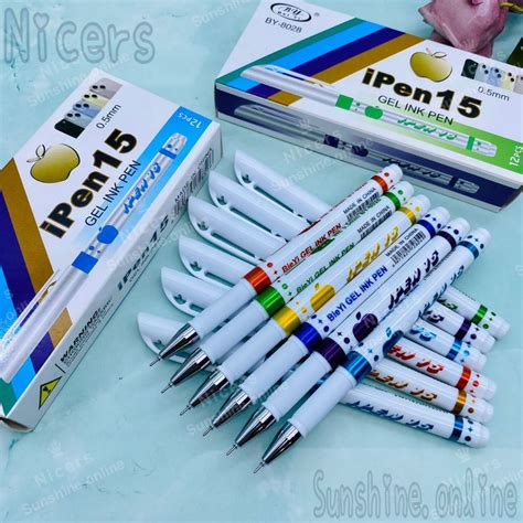 12pcs By 8028 Ipen 15 Gel Pen Sign Pen 05mm Shopee Philippines