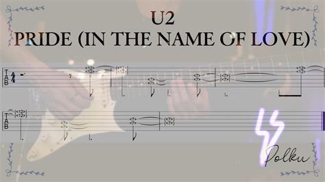初心者オススメ！「u2 Pride In The Name Of Love」の幻想的なイントロフレーズを弾いてみよう Tab譜、動画