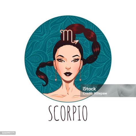 天蠍座生肖標誌藝術品美麗的女孩臉星座符號星標向量插圖向量圖形及更多天蠍座圖片 天蠍座 女人 星座符號 Istock