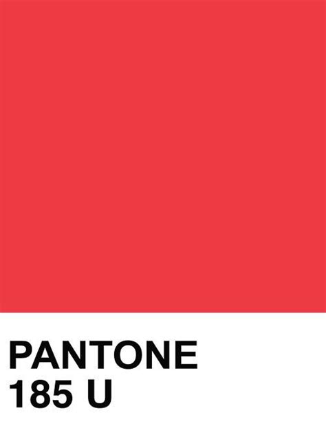 Pantone 185 Rgb 232 17 45 Hex E8112d Pantone Pantone Colour