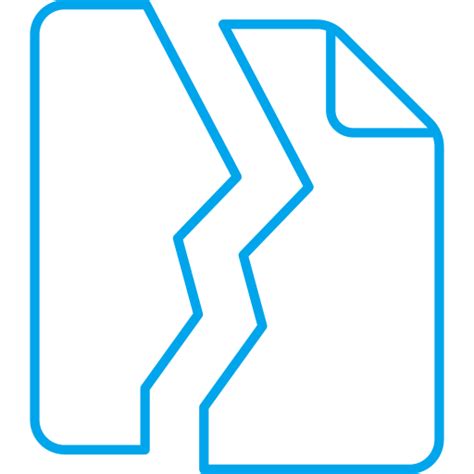 Broken File Free Files And Folders Icons