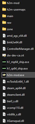 H2m Client Setup With Mw2cr Maps Dlc And Dedicated Server · Github