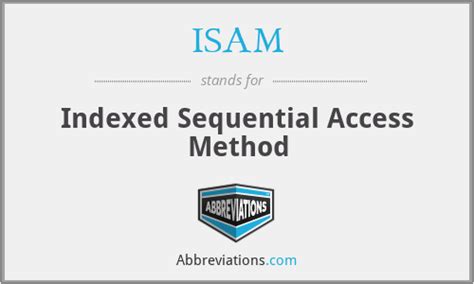 Isam Indexed Sequential Access Method