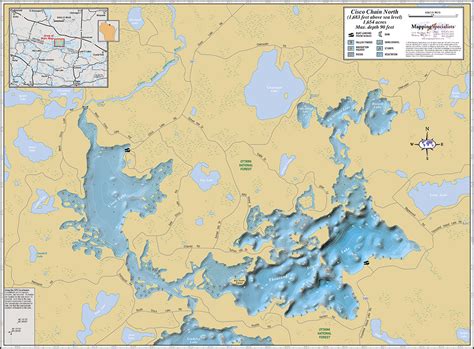 Cisco Chain North Wall Map Cisco Chain North Wall Map
