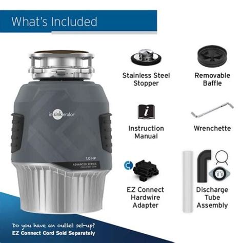 Insinkerator Evolution 1hp Evolution 10hp Garbage Disposal Evolution 1hp Brockway Appliance