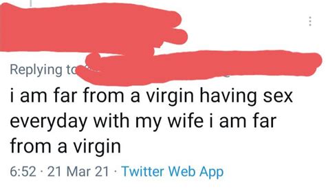 Dude Is So Proud Of His Lost Virginity That He Had To Mention It Twice