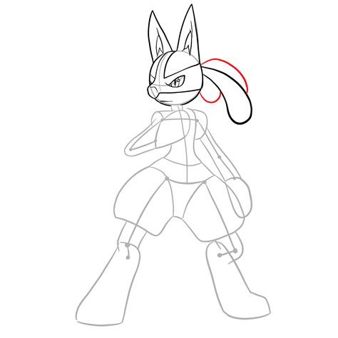 How To Draw Lucario Step By Step How To Draw Lucario
