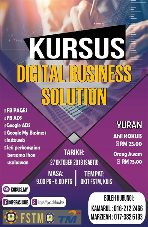 Kursus Online Marketing 2018 Fstm Kuis