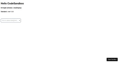 React Material Dropdown V4z Codesandbox